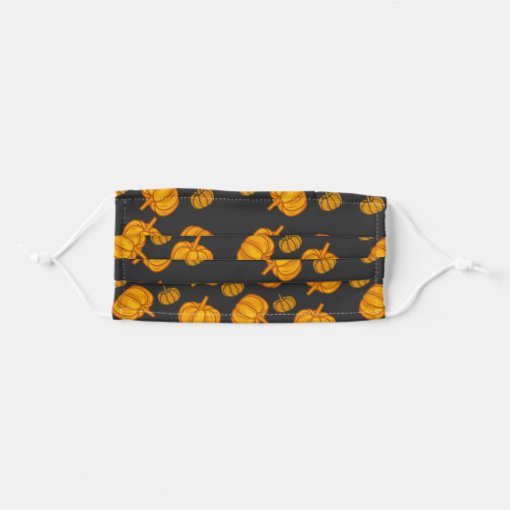 Pumpkin Halloween Thanksgiving Face Mask Masks | Zazzle