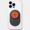 pumpkin head chibi girl button PopSocket | Zazzle