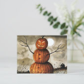 Pumpkin Man Postcard | Zazzle