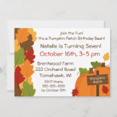 Pumpkin Patch Autumn Party Invitations | Zazzle
