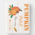 Pumpkin Patch This Way | Rustic Sign | Zazzle