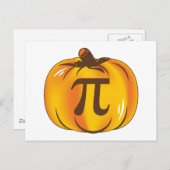 Pumpkin Pi - Happy Halloween Postcard | Zazzle