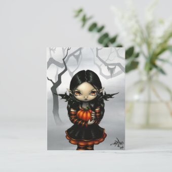 "Pumpkin Pixie" Postcard | Zazzle