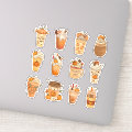 Pumpkin Spice Latte Stickers Pack | Zazzle