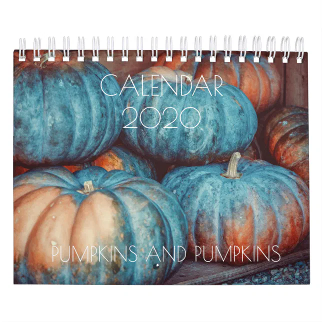 PUMPKINS AND PUMPKINS 2020 CALENDAR | Zazzle