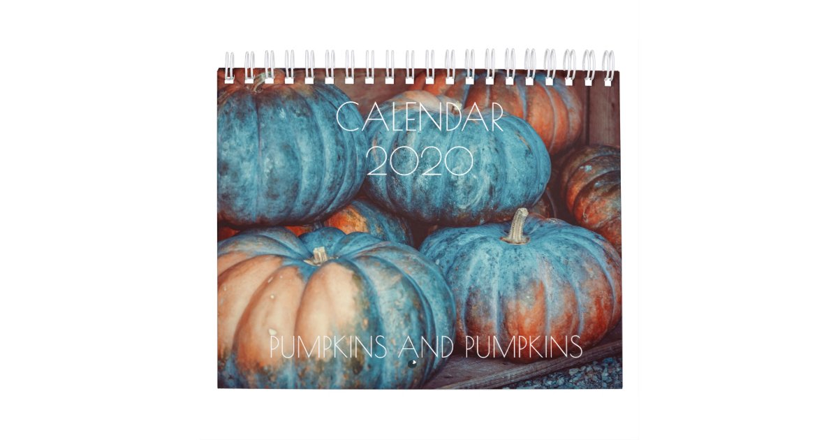 PUMPKINS AND PUMPKINS 2020 CALENDAR | Zazzle