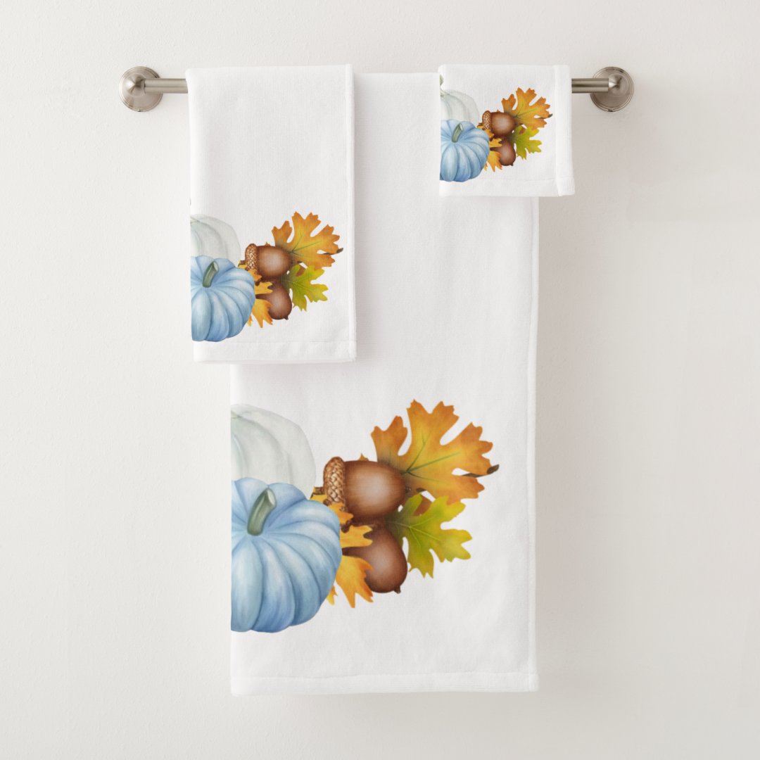 Pumpkins Bath Towel Set | Zazzle