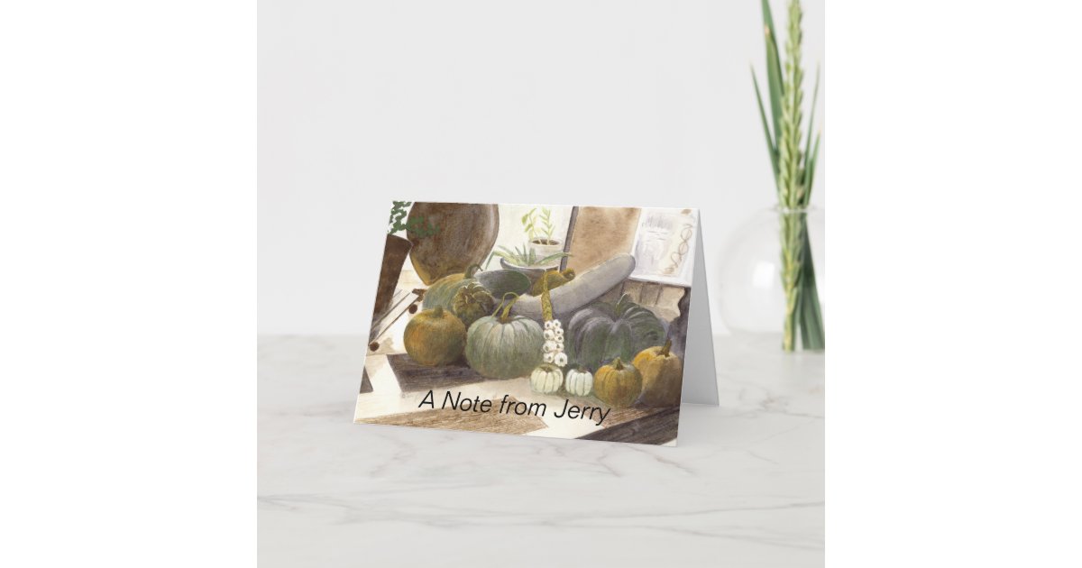 Pumpkins Note Card | Zazzle