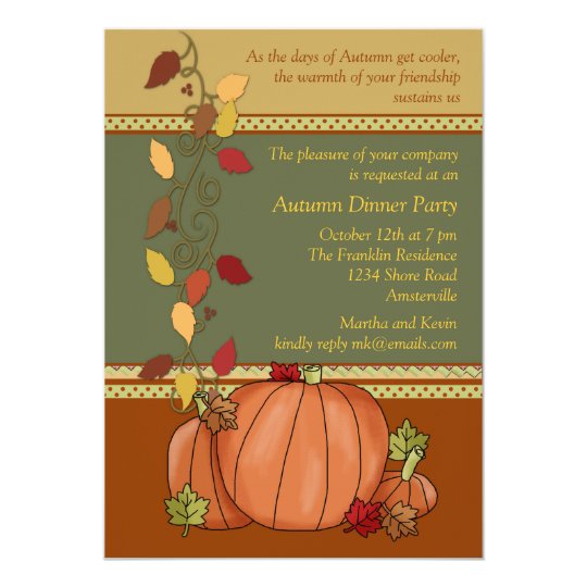 Pumpkins Three Invitation | Zazzle.com