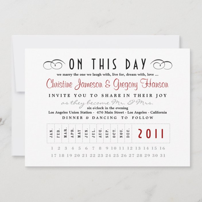 Punch Card Invitation | Zazzle.com