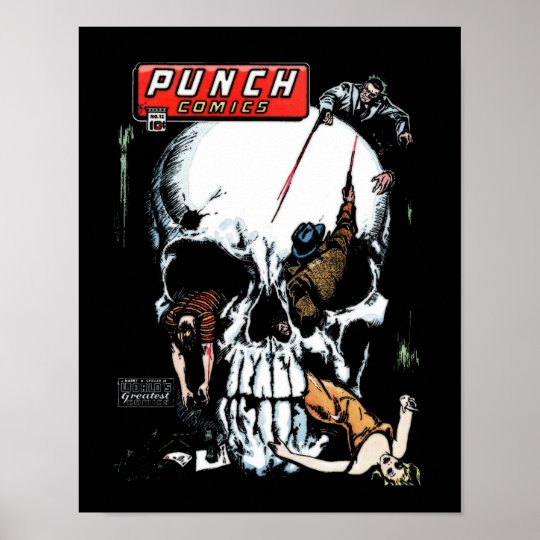 Punch Comics #12 Cover Art Poster | Zazzle.com