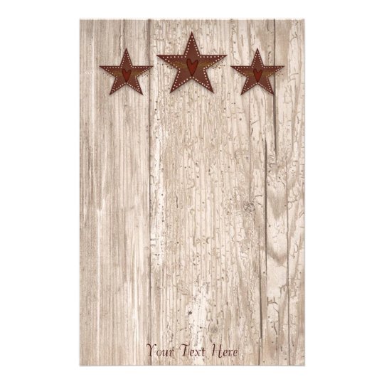 Punched Tin Star Stationery | Zazzle.com