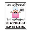 Punctuation Saves Lives - Poster | Zazzle