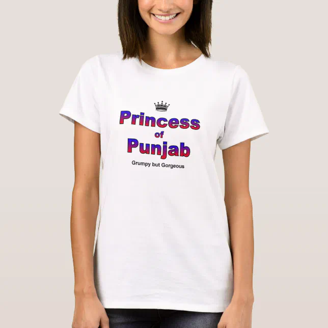 Punjab Princess is Gorgeous T-Shirt | Zazzle