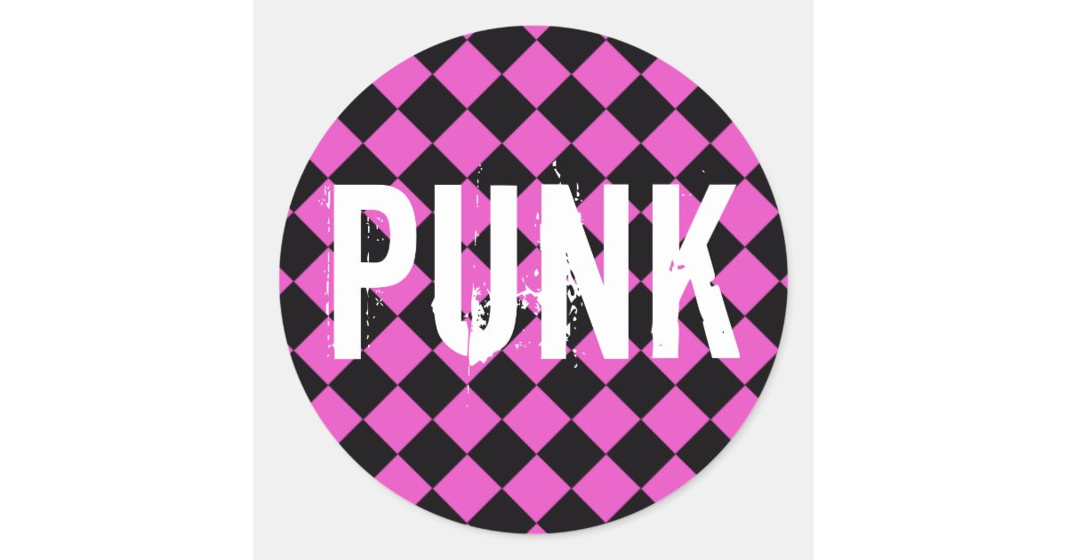 Punk Deco Sticker | Zazzle
