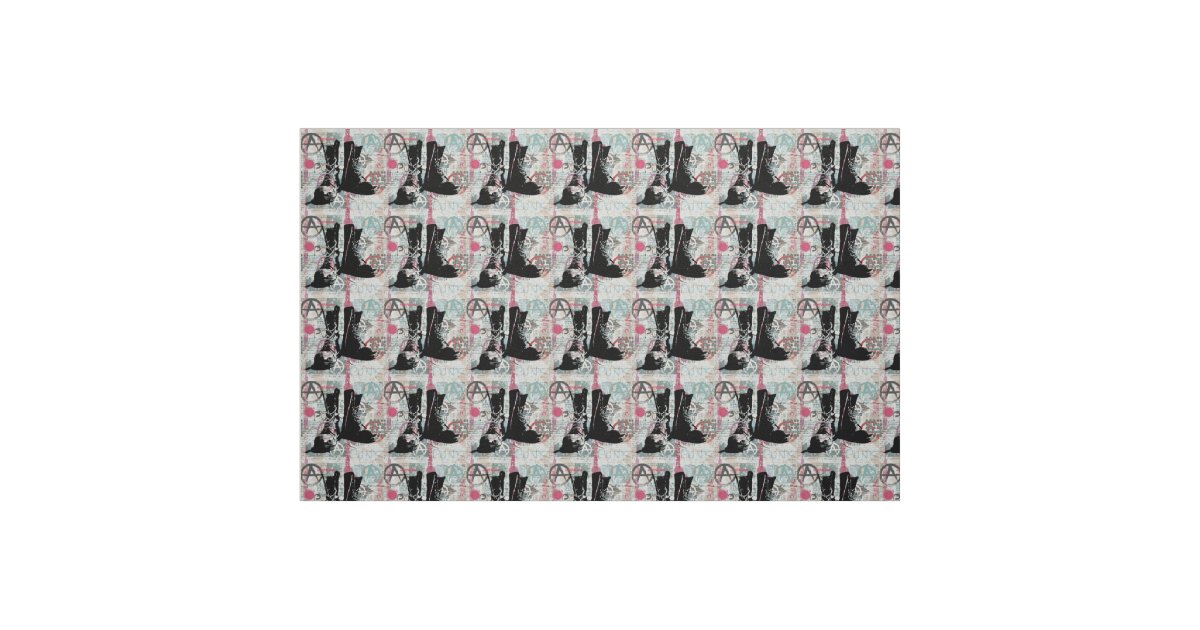 Punk ! fabric | Zazzle