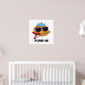 Punk-in Funny Punk Rock Pumpkin Pun Poster | Zazzle