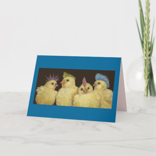 Punk Peeps card | Zazzle.com
