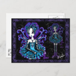 Punk Piper Dragonfly Postcard | Zazzle