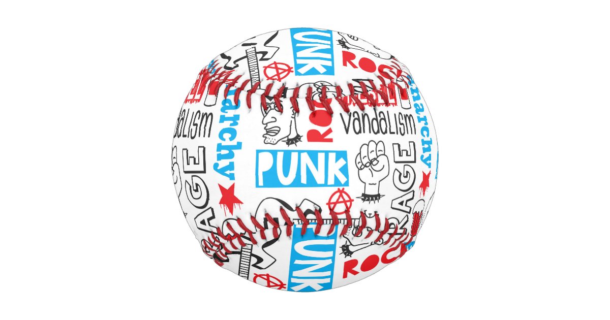 Punk Rock Baseball | Zazzle