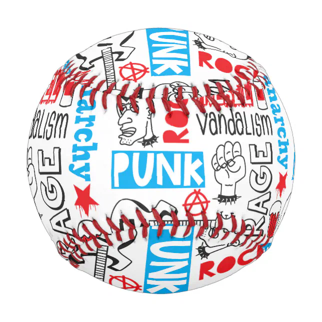 Punk Rock Baseball | Zazzle