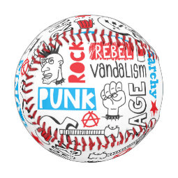Punk Rock Baseball | Zazzle