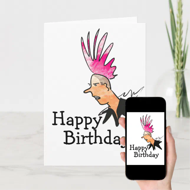 Punk Rock Birthday Card | Zazzle