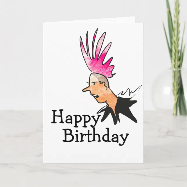 Punk Rock Birthday Card | Zazzle