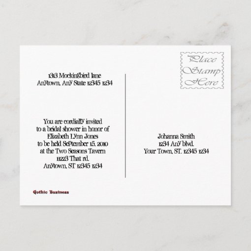 Punk Rock Love Wedding Bridal Shower Invitation | Zazzle