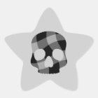 Cute Punk Skull and Bow (pink) Sticker | Zazzle.com