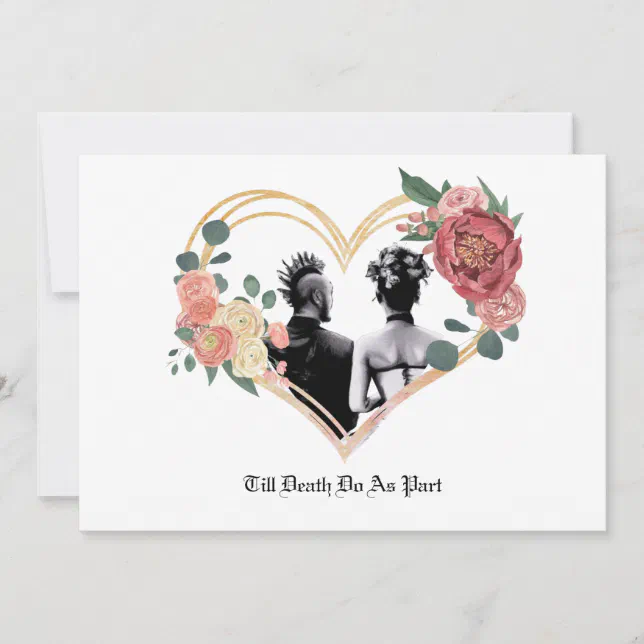 Punk Wedding Invitation | Zazzle