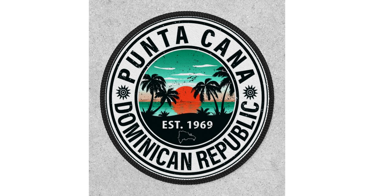Punta Cana Dominican - Family Vacation Vintage 60s Patch | Zazzle