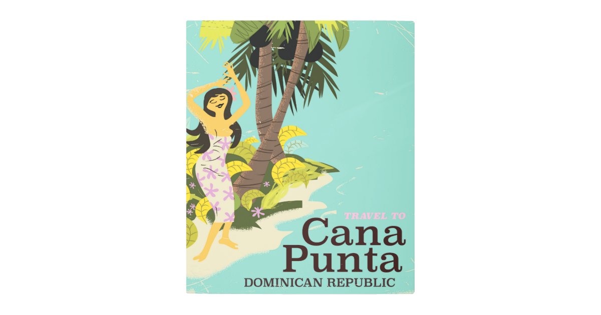Punta Cana Dominican Republic Travel poster | Zazzle
