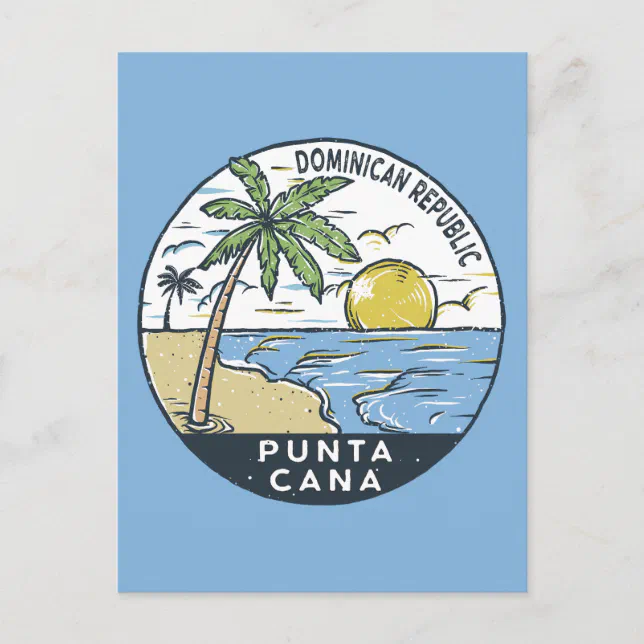 Punta Cana Dominican Republic Vintage Postcard | Zazzle