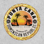 Punta Cana Dominican Retro Sunset Souvenir 60s Patch | Zazzle