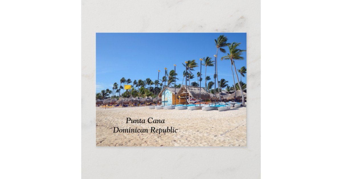 Punta Cana in the Dominican Republic Postcard | Zazzle