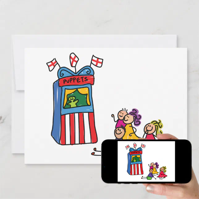 Puppet Show Invitations | Zazzle