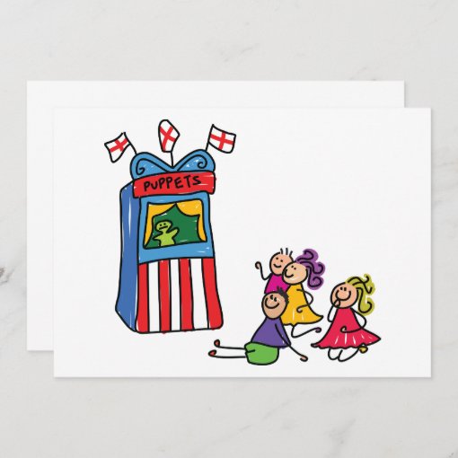 Puppet Show Invitations | Zazzle