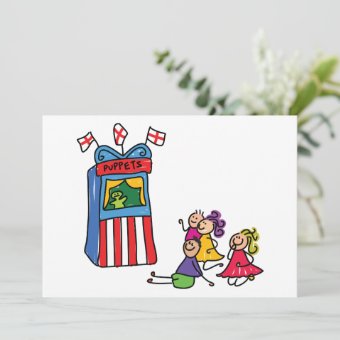 Puppet Show Invitations | Zazzle