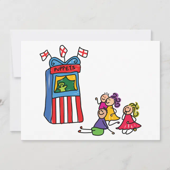 Puppet Show Invitations | Zazzle