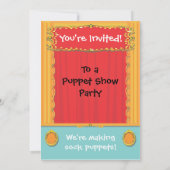 Puppet Show Party Invitation | Zazzle