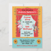 Puppet Show Party Invitation | Zazzle