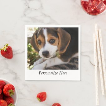 Puppy Beagles Napkins | Zazzle