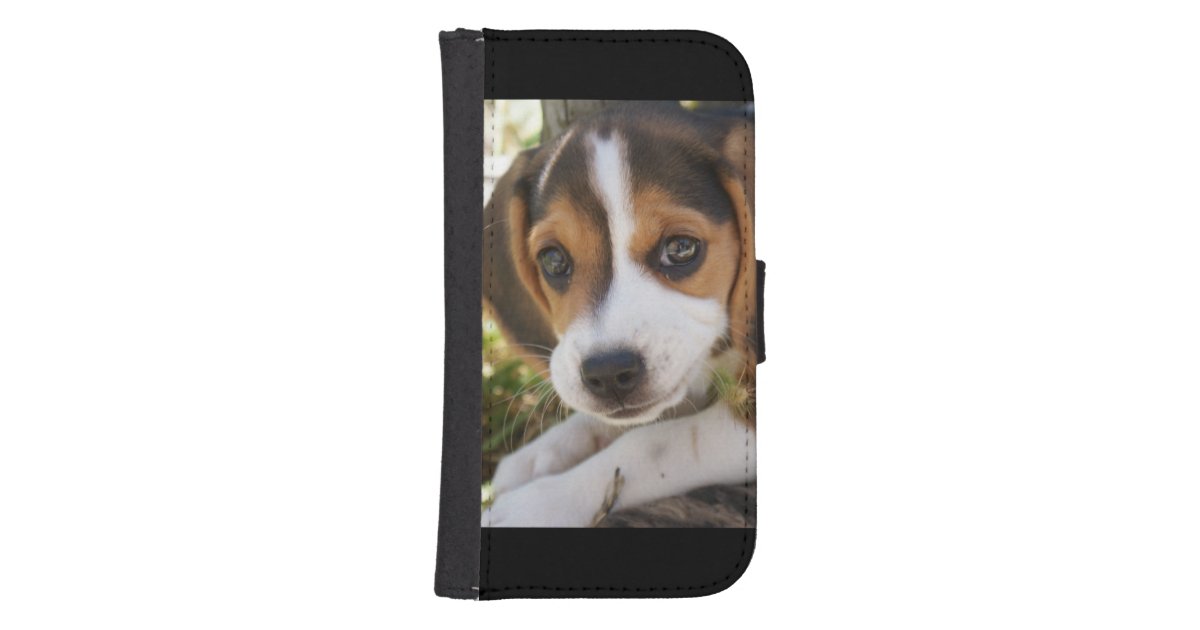 Puppy Beagles Samsung Galaxy Wallet Case | Zazzle