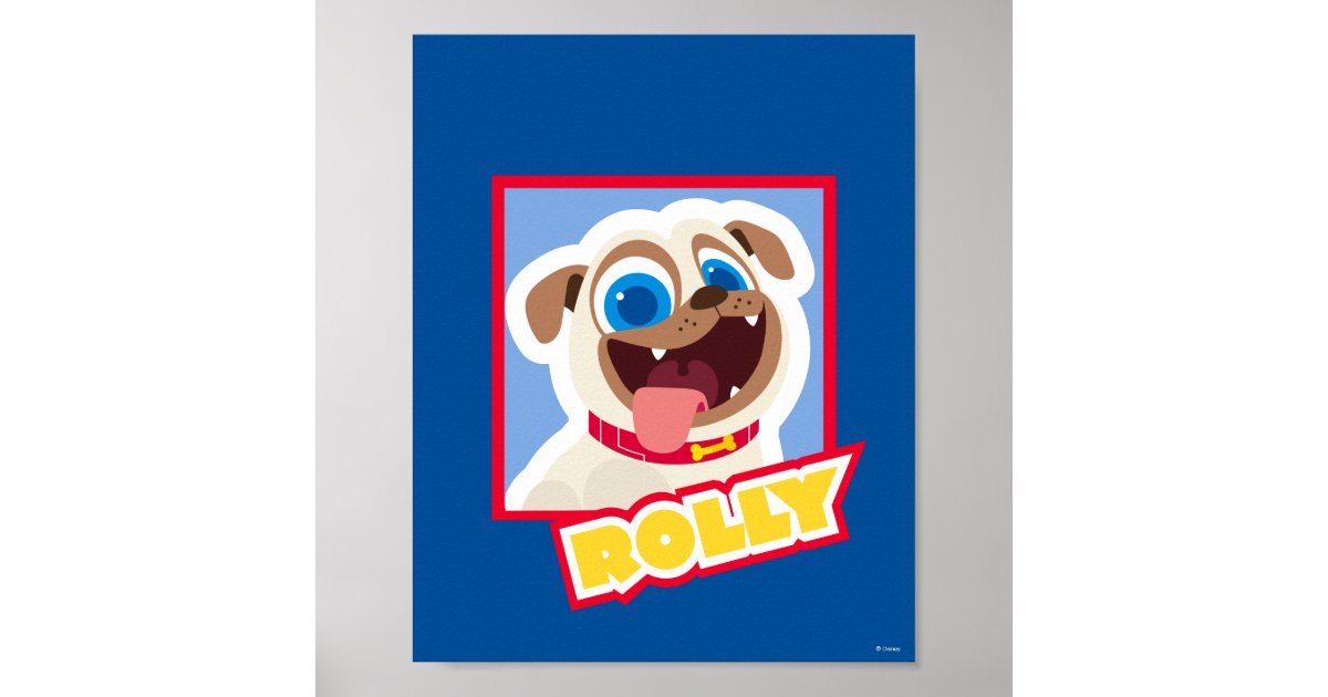Puppy Dog Pals | Cartoon Rolly Poster | Zazzle