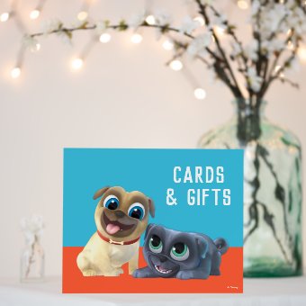 Puppy Dog Pals Chalkboard Birthday Cards & Gifts Foam Board | Zazzle