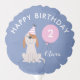 Puppy Dog Pink Balloon Happy Birthday Balloon | Zazzle