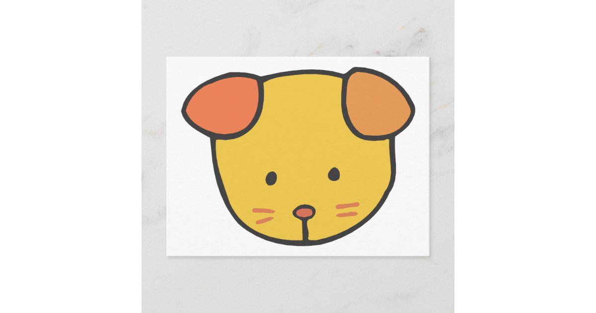 Puppy Face Postcard | Zazzle