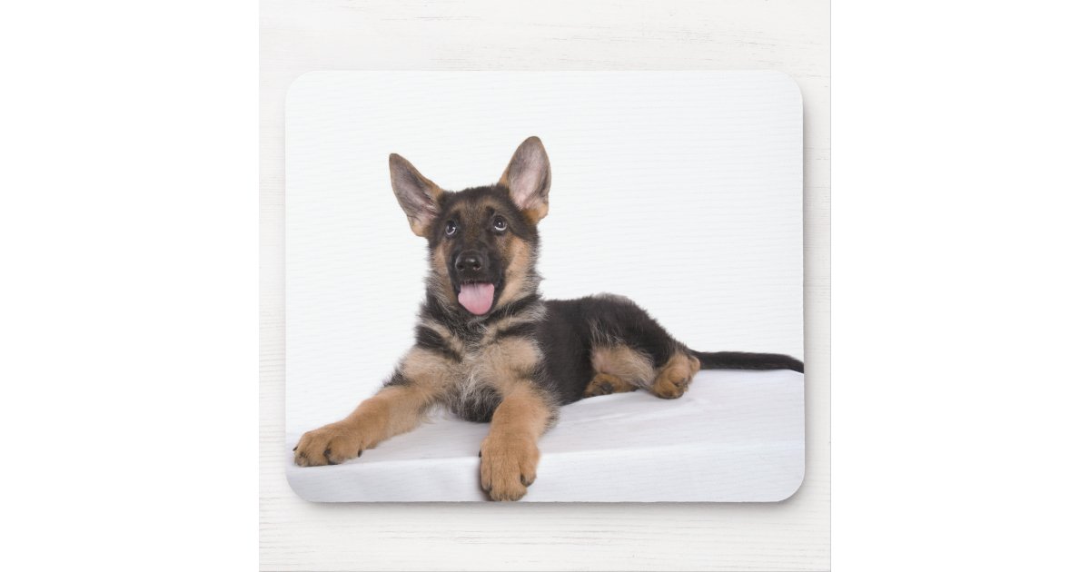 puppy German shepherd Mouse Pad | Zazzle