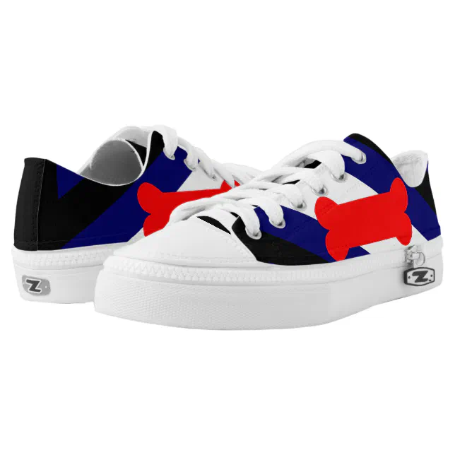 Puppy Play Pride Flag Custom Zipz Low Top Shoes | Zazzle